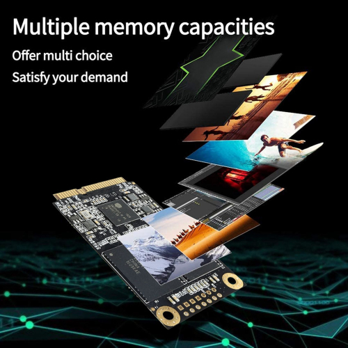 SSD MSATA 128GB Mini SATA 30X51mm Mini SATA Internal Solid State Drive ...