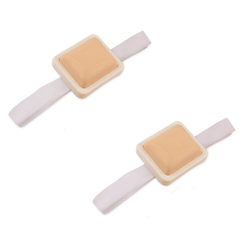 2 PCS Injection Training Pad Mode Simulation Human Skin Practice Pad ...
