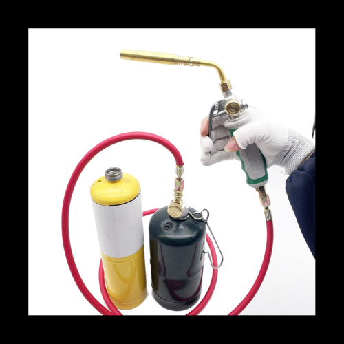 Dual Switch Torch Brazing Torch of Propane Gas 1.6M Hose Ignition Gas ...