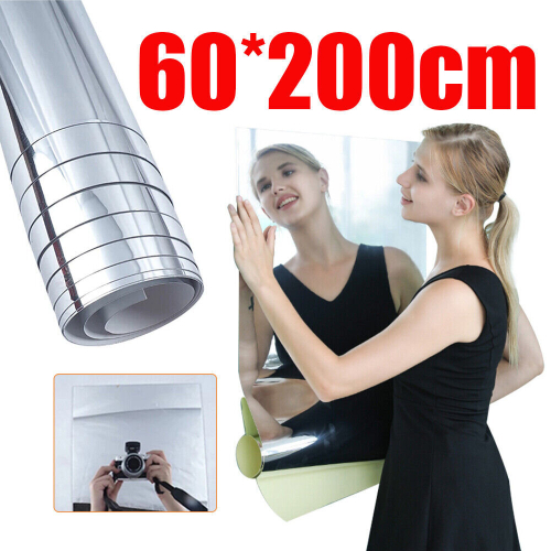 Self Adhesive Mirror Stickers Flexible Mirror Sheets Non-Glass Mirror ...