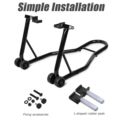 Portable Motorbike Stand Sport Bike Rear Wheel Lift Reinforced Steel ...