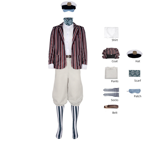 (XL) Wonka Oompa Loompa Costume Cosplay Suit Adult Man Makeup Party ...