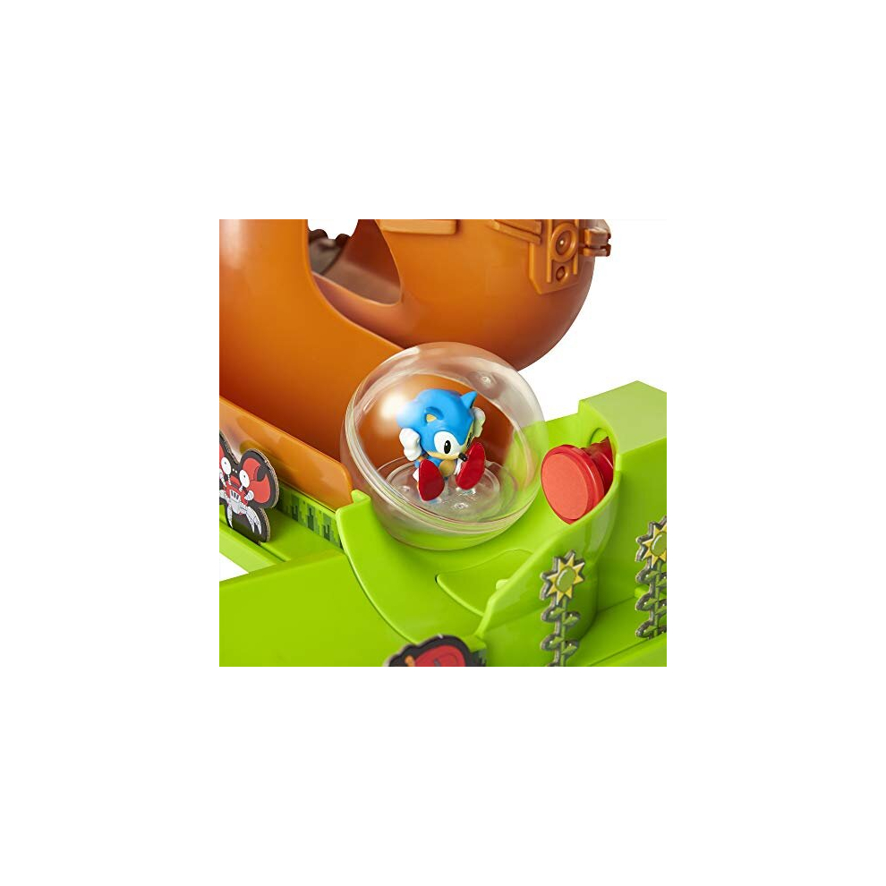 Sonic The Hedgehog Pinball Green Hill Zone Pinball Track Play Set ...