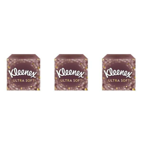 Kleenex Ultra Soft Facial Tissues, Tissues Box SMALL CUBE BOX (Pack of ...