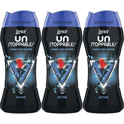 Lenor Unstoppables In-Wash Scent Booster, Active, 194g (Pack of 3) on OnBuy
