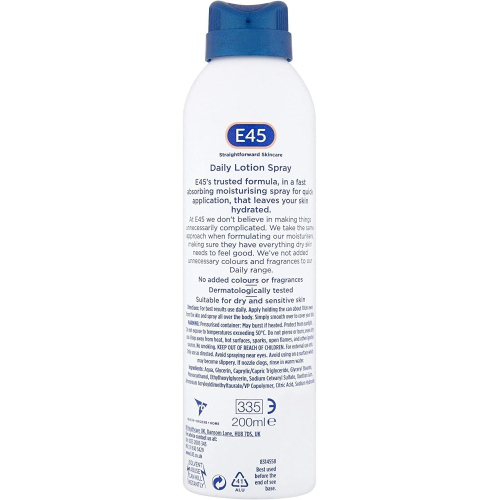 E45 Daily Lotion Spray, 200 ml on OnBuy
