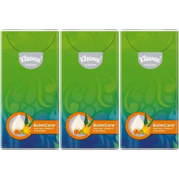 Kleenex Balsam Multipack Pocket Tissues,9 Sheets per Pack (Pack of 3 ...