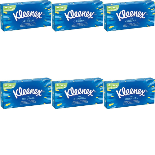 Kleenex Original Tissue Box, 70 Pieces (Pack of 6) on OnBuy