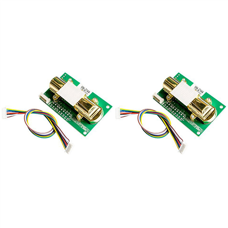 2X Infrared Carbon Dioxide Sensor Module CO2 MH-Z14A Serial Port PWM ...