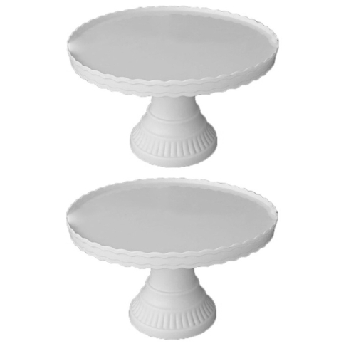 2X Plastic Cake Stand Display Rack Wedding Decoration Birthday Cake ...