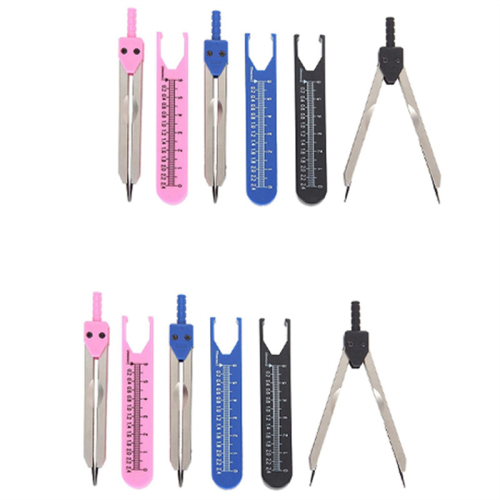 6PCS EKG ECG Caliper Electrocardiogram Divider ECG Calipers with Ruler for Nursing, Durable ECG ...