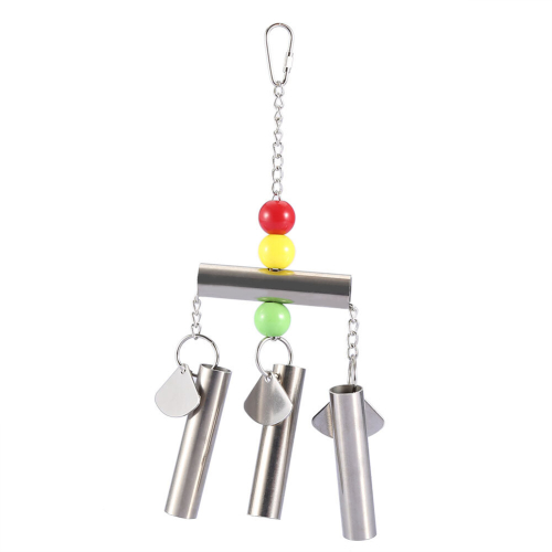 Stainless Steel Bell Toy for Birds Middle large Size Parrot Standing ...
