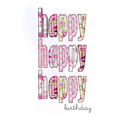 Happy Happy Happy Birthday Greeting Card Second Nature Yours Truly