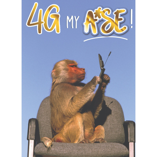 4g Problems Photo Birthday Greeting Card Second Nature Yours Truly