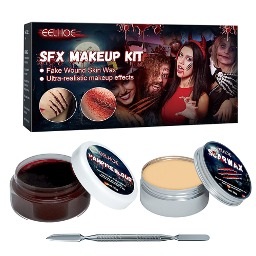 Sfx Makeup Kit Scars Wax High Efficiency Simulation For Festival ...