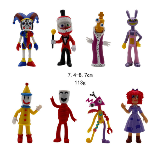 (A6) The Amazing Digital Circus Model Action Figure Pomni Jax Kinger ...