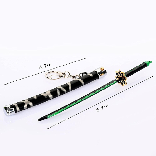Demon Slayer Sword Mini Katana Keychains Anime Figure Tanjiro For Men ...