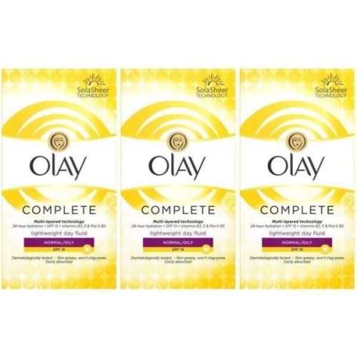 Olay SPF15 Complete Lightweight 3-in-1 Normal/Oily Moisturiser Day ...