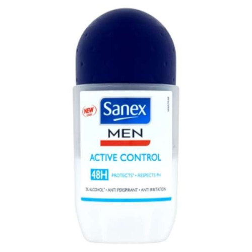 Sanex Men Active Control Anti-Perspirant Roll-On, 50ml (Pack of 12) on ...
