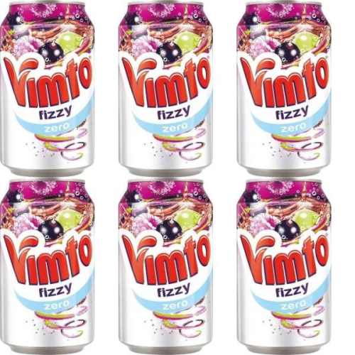 Vimto Zero Fizzy Drink Cans 330ml (Pack of 6) on OnBuy