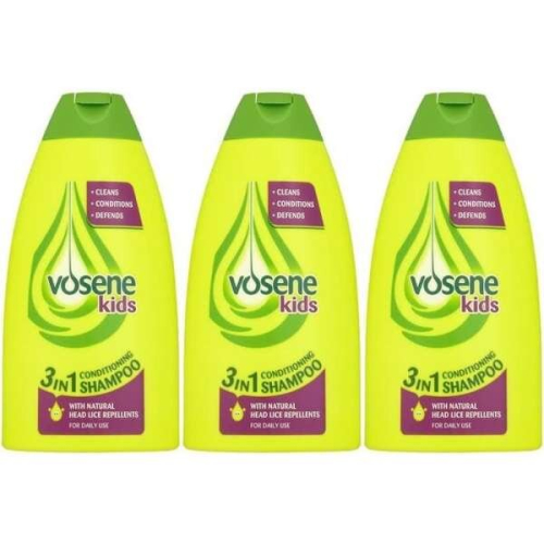 Vosene Kids 3in1 Conditioning Shampoo with Head Lice Repellent (250ml ...