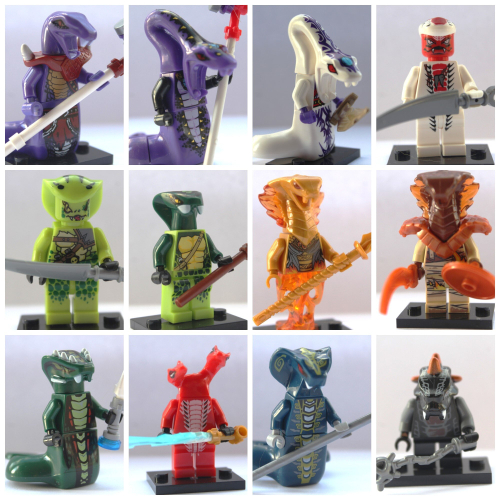 Ninjago Snakes Fit Lego Mini Figures Super Hero Construction Toys on OnBuy