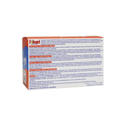 Fybogel Sachets - High-Fiber Drink Supplement for Effective and Gentle ...
