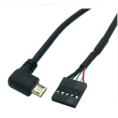 Male Micro USB - Female Dupont 5Pin Header Motherboard Connector Cable ...
