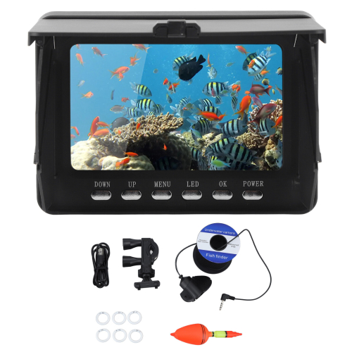 Underwater Camera Fish Detector 5000MAH IP68 1080P USB 5in Underwater ...