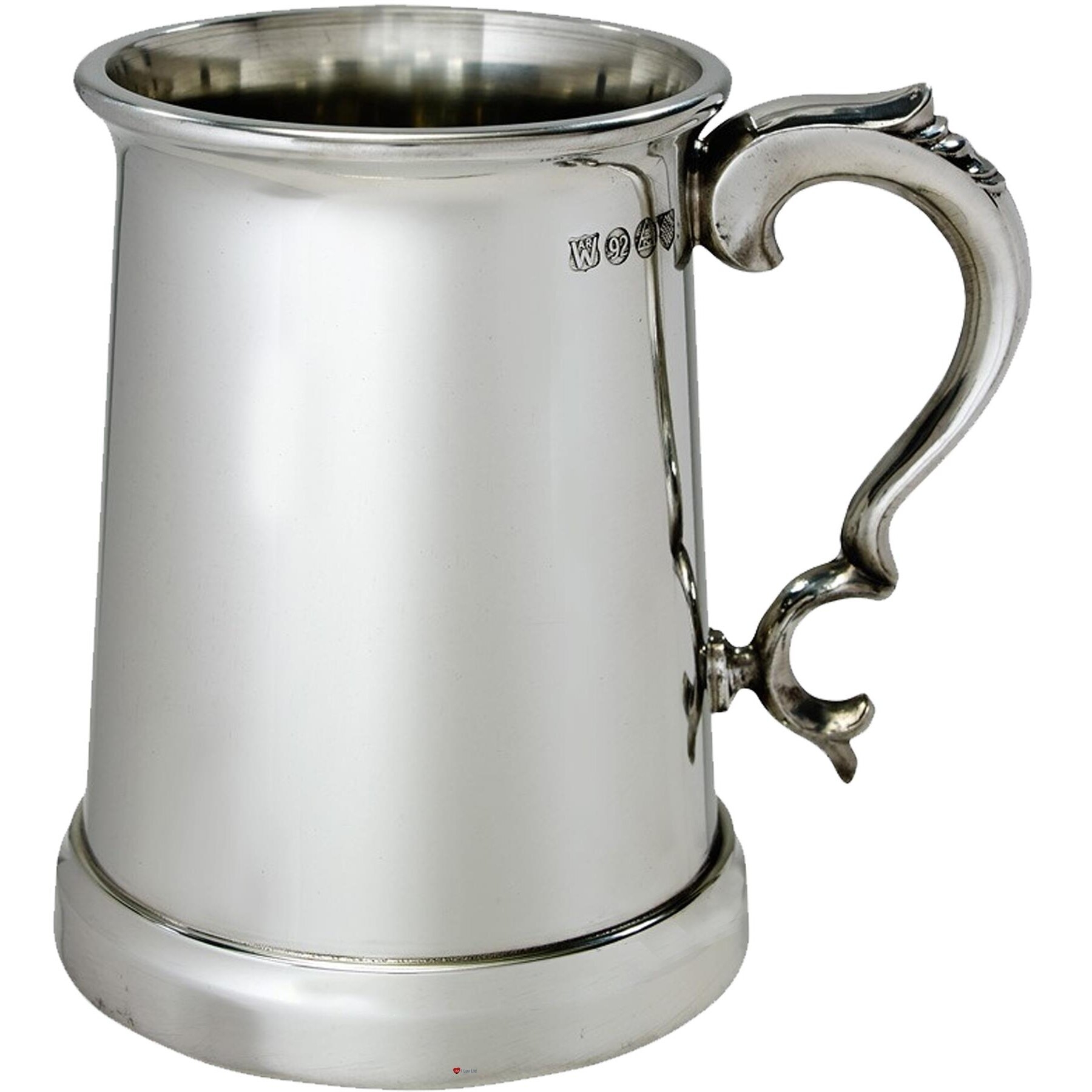 Pewter Tankard 1 Pint Vanguard and Feature Touchmark Pure Heavy Gauge ...