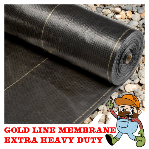 (2m x 25m) 125gsm Gold - Line EXTRA HEAVY DUTY Garden Weed Control ...