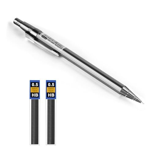 OFFCUP Metal Mechanical Pencils Set, Propelling Drafting Pencil, 0.5mm ...