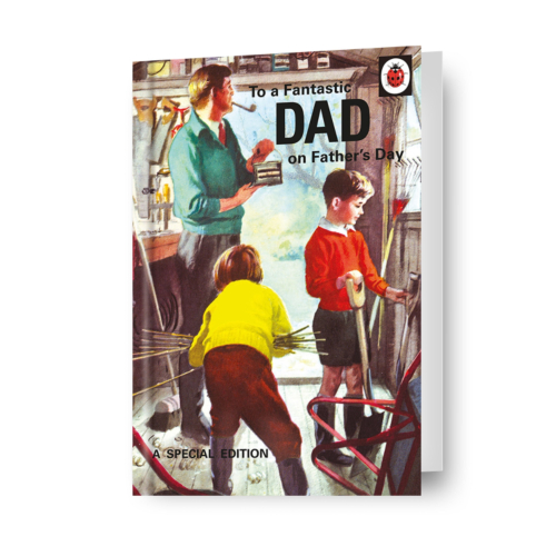 Ladybird Books For Grown-Ups Fantastic Dad Father's Day Card on OnBuy