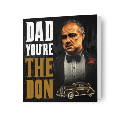 The Godfather Father's Day Card 'Dad You're The Don' on OnBuy