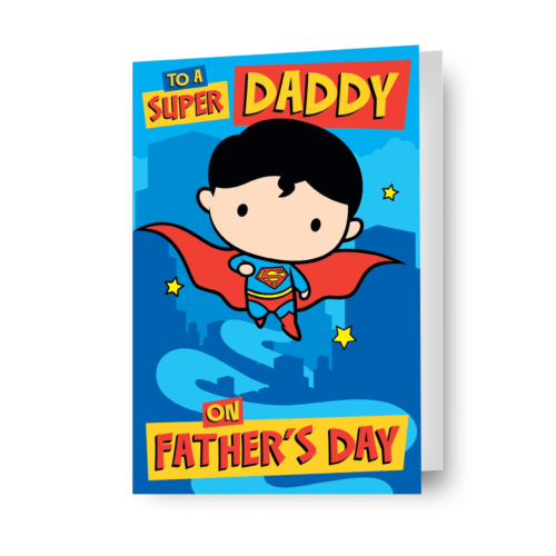 Superman Super Daddy Father's Day Card on OnBuy