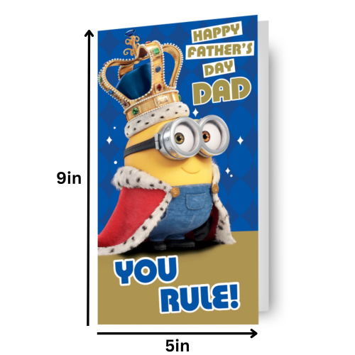Despicable Me "You Rule" Father's Day Card on OnBuy