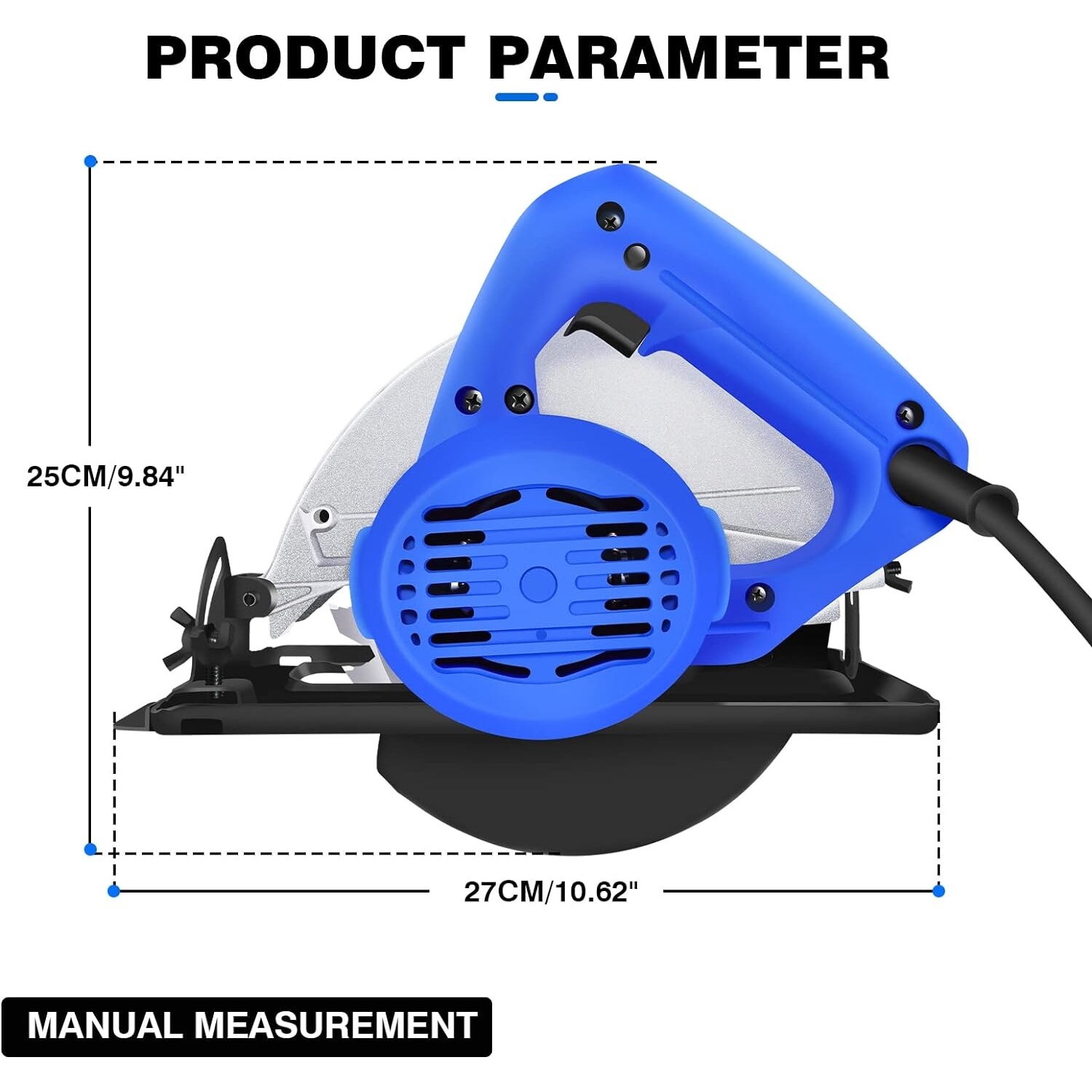Circular Saw 1500W 5500RPM Electric Circular Saws with Laser Guide 2 ...