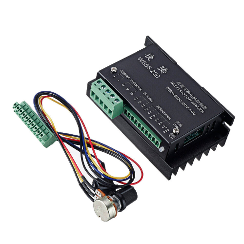 Brushless Spindle Motor Driver DC Motor Controller with Potentiometer ...