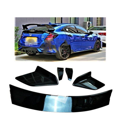 Honda Civic Type R Mugen Style 10th Generation FK7 Gloss Black Spoiler 2016-20 on OnBuy