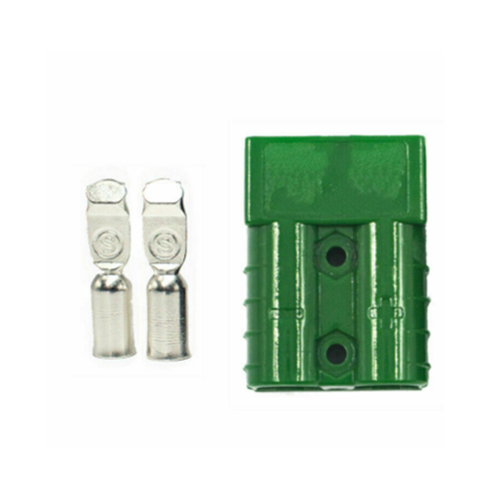 2 X βύσματα Anderson Style Plug DC Power 50AMP Solar Caravan 6AWG GREEN ...