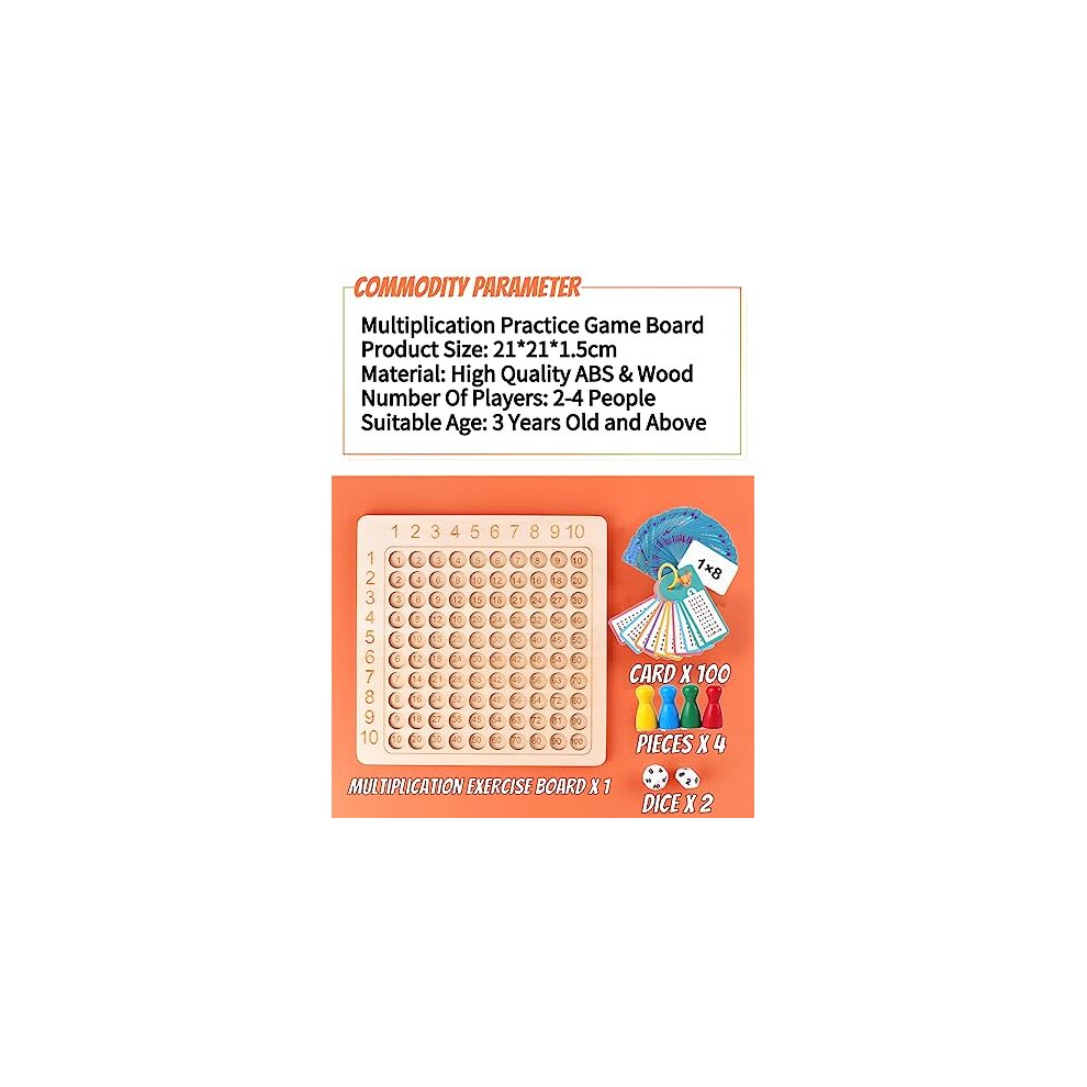 BLOOOK Wooden Montessori Multiplication Board Game,Hundred Boards,Times ... BLOOOK Wooden Montessori Multiplication Board Game,Hundred Boards,Times ...