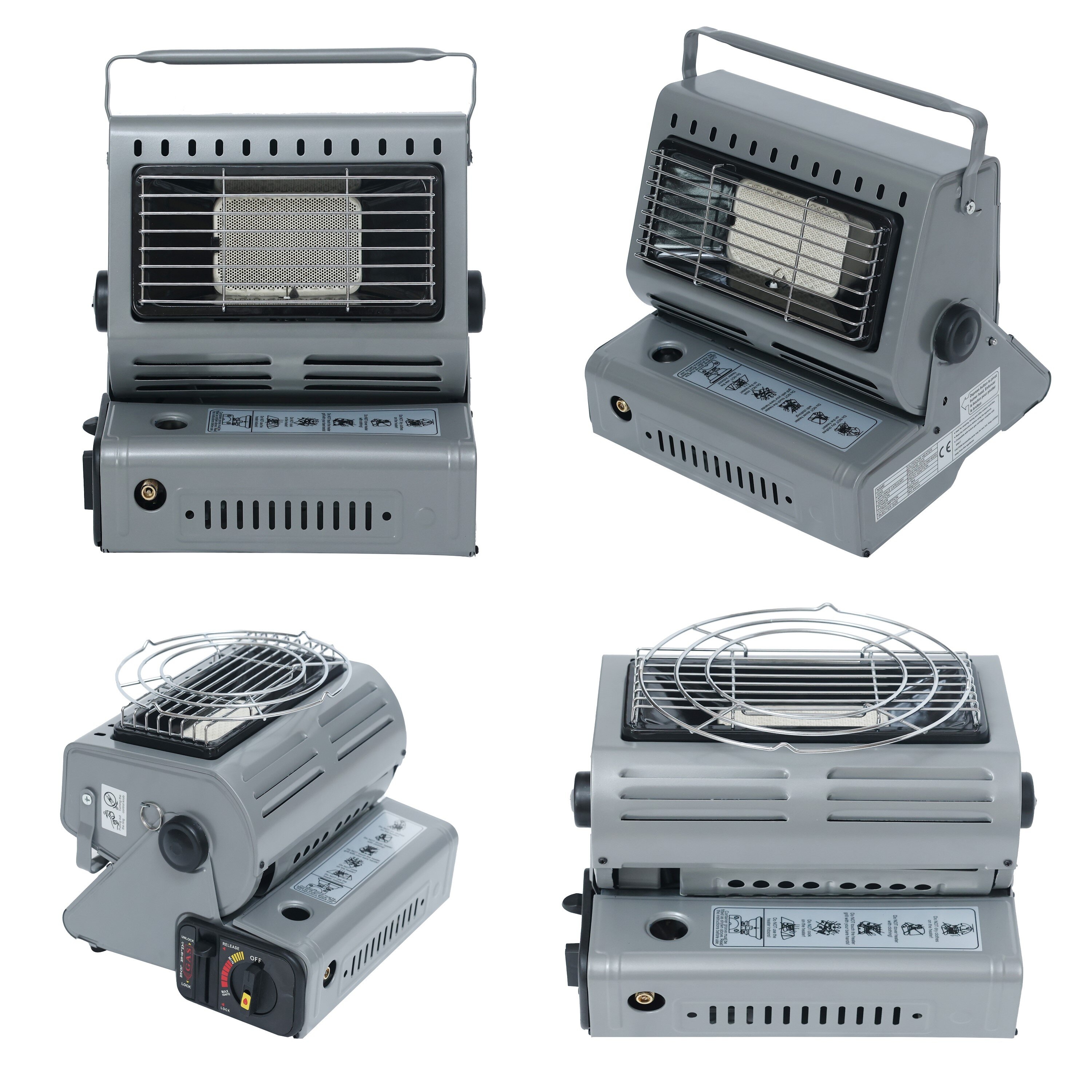 DWD® Camping Gas Heater/Stove 2 in 1 Portable Compact Mobile Caravan ...