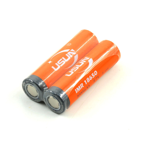 2x 18650 lithium battery 3000mah capacity 3.7V rechargeable battery on ...