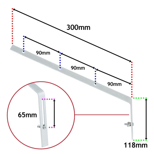 Gutter Top Rafter Bracket Universal Galvanised Steel Fascia Support ...