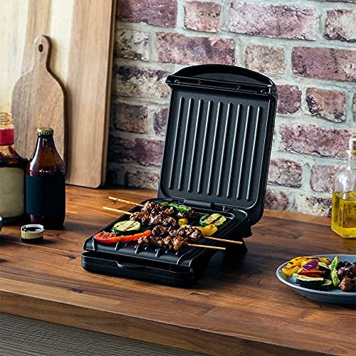 George Foreman Small Electric Fit Grill [Non stick, Healthy, Griddle ...