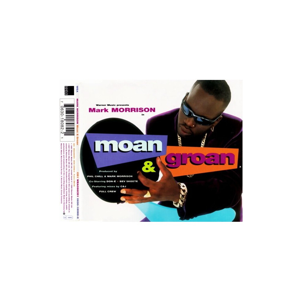 Moan And Groan - Mark Morrison CDS on OnBuy