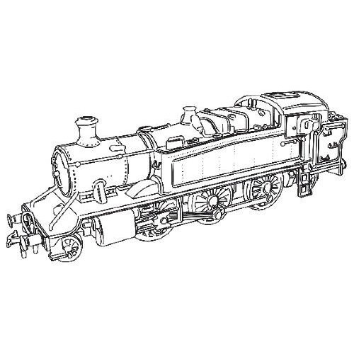 2-6-2T Prairie Tank 6100 BR Steam Loco - Dapol Kitmaster C062 - OO ...
