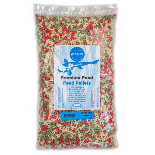 (5ltr) Koi carp floating food pellets ultra low density on OnBuy