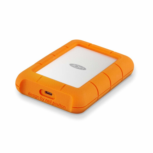 LaCie STFR5000800 5 TB Rugged Mini USB 3.1 (USB-C + USB 3.0) Portable 2 ...