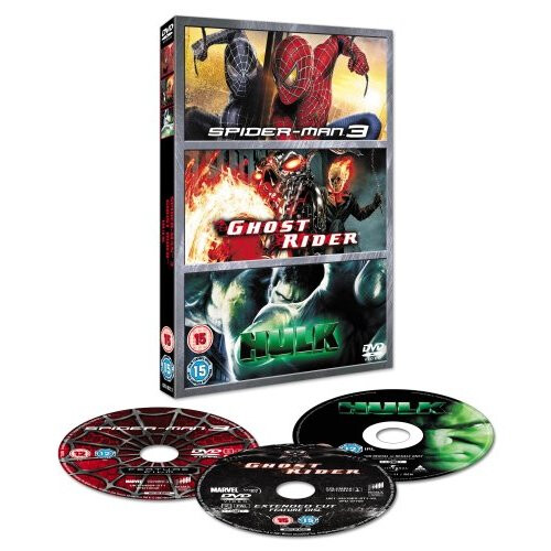 Spider-Man 3/Ghost Rider/Hulk [DVD] on OnBuy